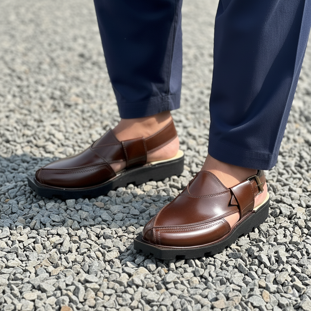 BROWN🤎 NAROZI (Synthetic Material) – Trendish.pk
